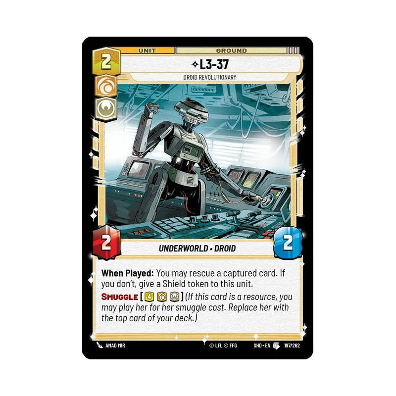 Star Wars Tcg: Sotg - 197/262 - L3-37 - Droid Revolutionary